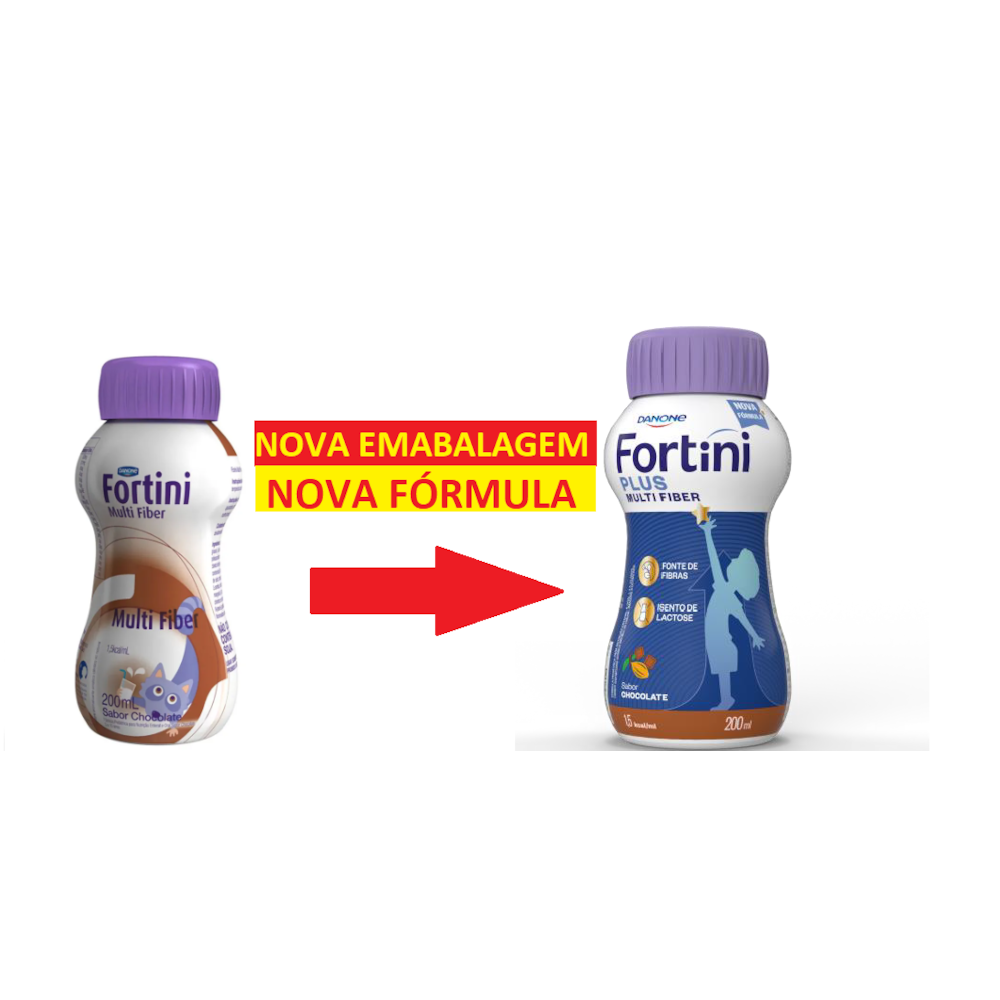 Fortini Multi Fiber Chocolate 200ml Danone | Nutriport