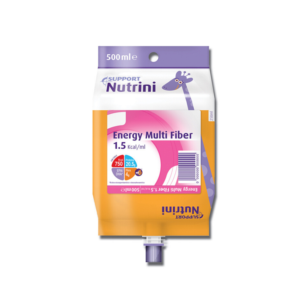 Nutrini Energy Multi Fiber 1.5 - Pack 500ml - Danone - Nutriport