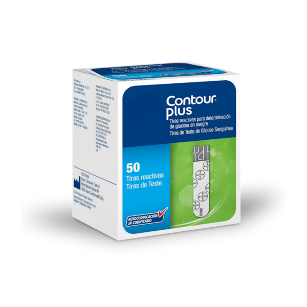 Tiras Contour Plus - Caixa C/ 50 Unidades - Nutriport